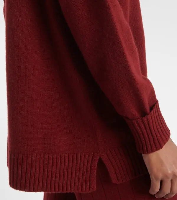 Max Mara Oversized Cashmere Cardigan - Red