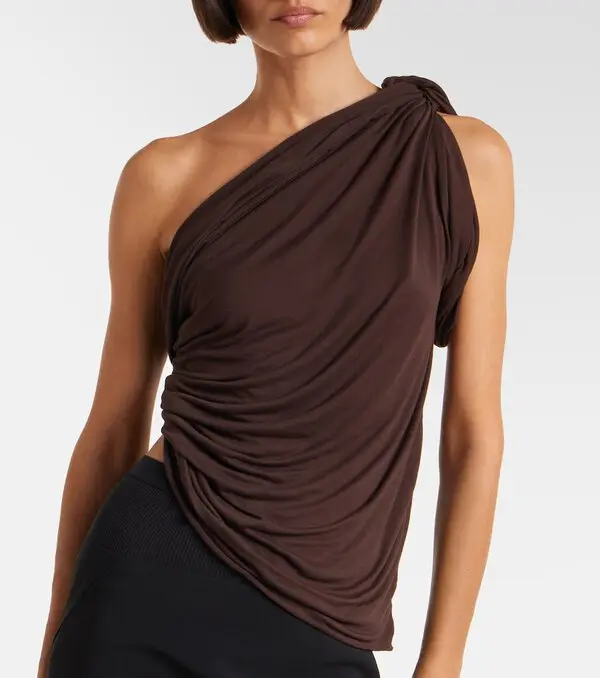 Rick Owens Draped One-shoulder Top