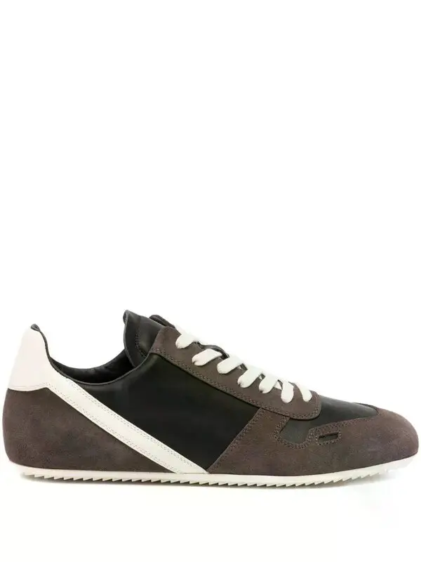 Rick Owens Minimalist Lace-up Sneakers - Black