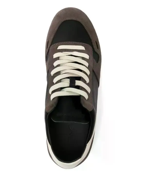 Rick Owens Minimalist Lace-up Sneakers - Black