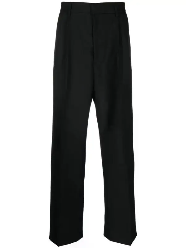WINNIE N.Y.C Wool-blend Straight Leg Trousers