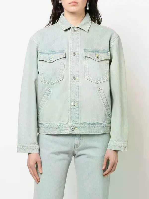 Kenzo X Nigo Floral-appliqué Denim Jacket