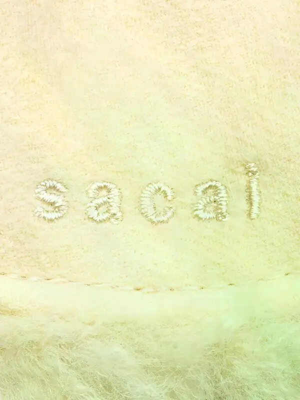 Sacai Double-brim Shearling Bucket Hat
