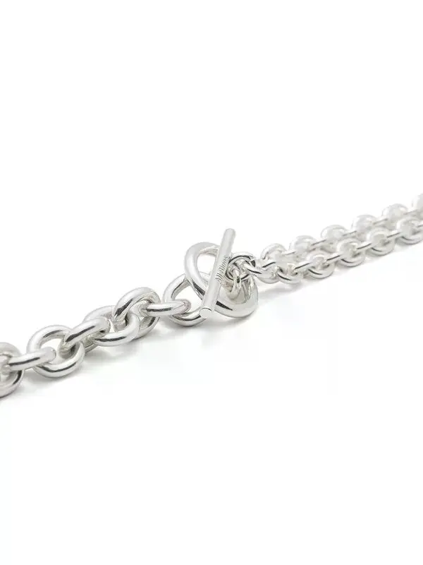 All Blues Contrast Rolo-chain Necklace