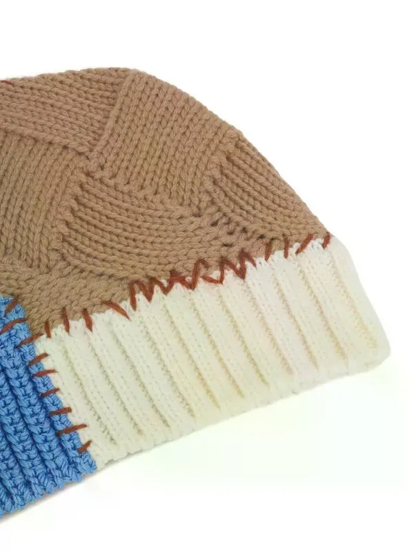Marni Patchwork Knit Beanie