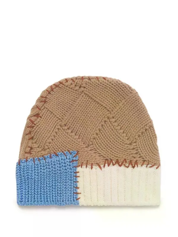 Marni Patchwork Knit Beanie