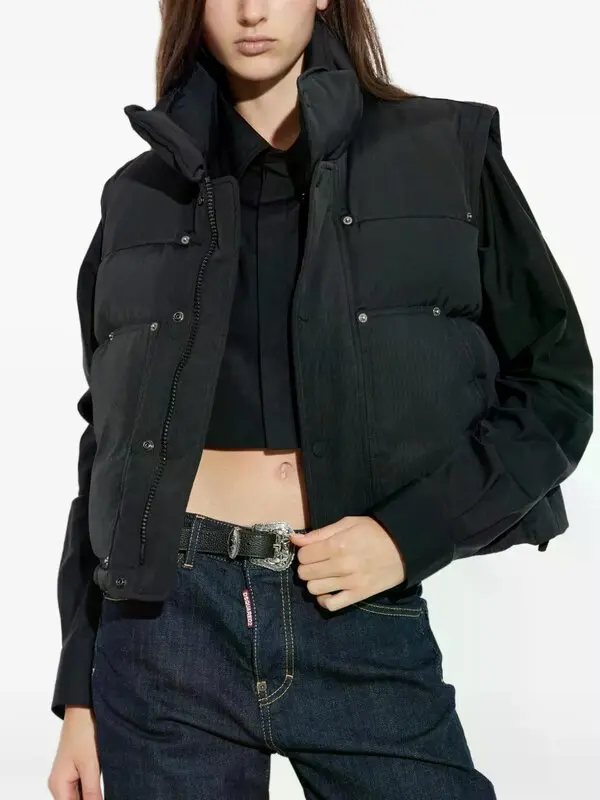 Dsquared2 Quilted Puffer Vest - Black