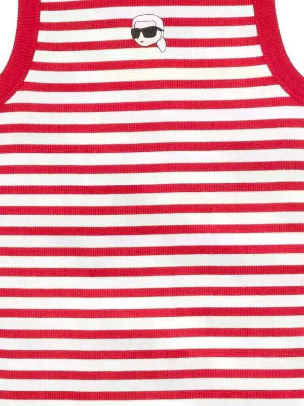 Karl Lagerfeld Striped Tank Top