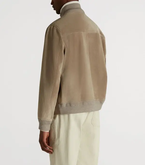 Dunhill Suede Harrington Jacket