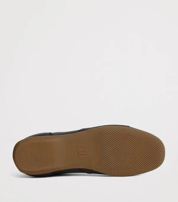 Dunhill Deerskin Davies Sneakers - Black