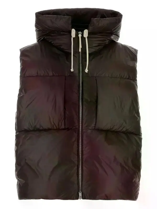 JIL SANDER Hooded Quilted Gilet