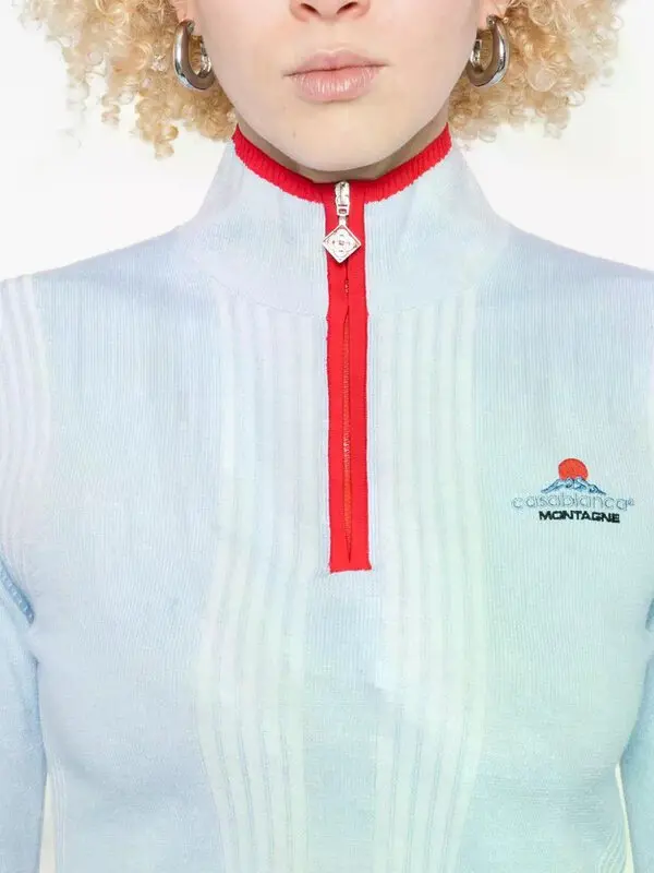 Casablanca Ribbed Ski Sweatshirt