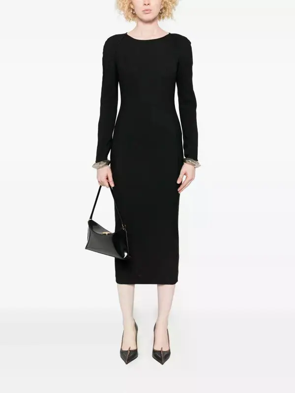 Pinko Long Sleeve Dress - Black