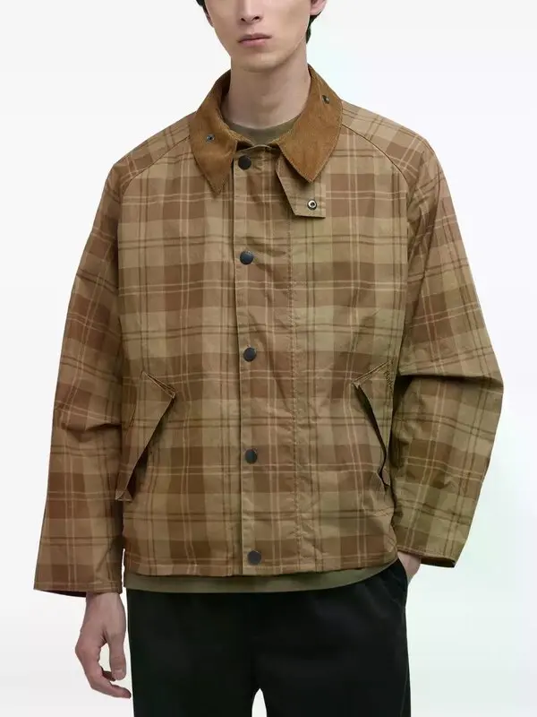 Barbour Checked Harrington Jacket