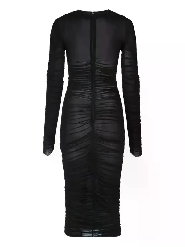 Elisabetta Franchi Gathered Midi Dress