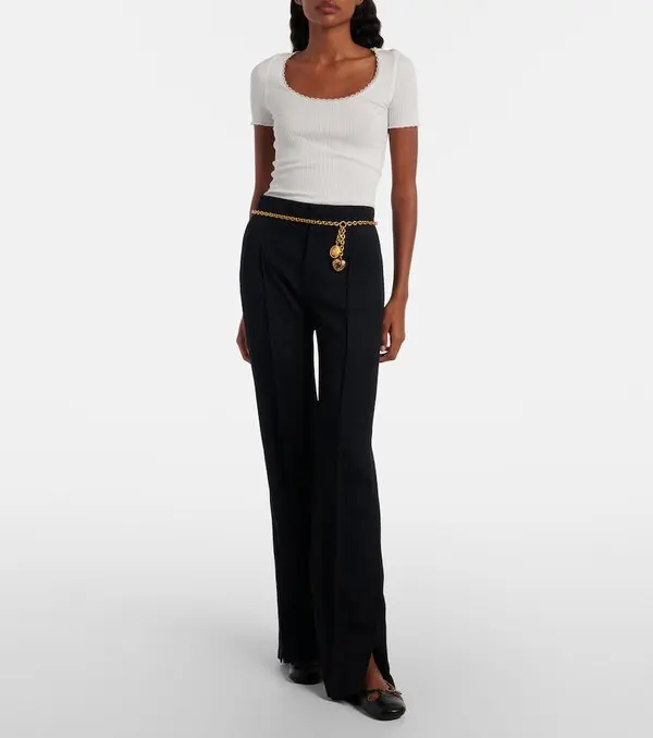 Chloé Leonore Leather Ballet Flats