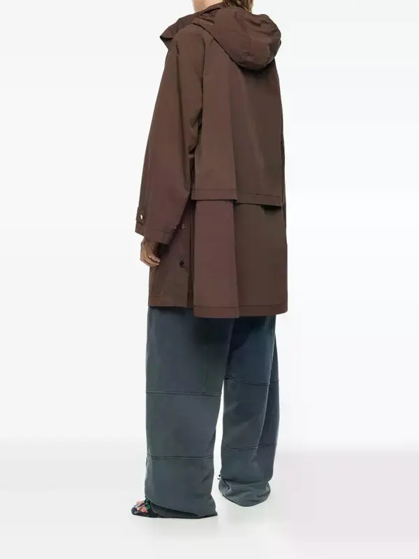 Bimba Y Lola Hooded Zip-up Coat