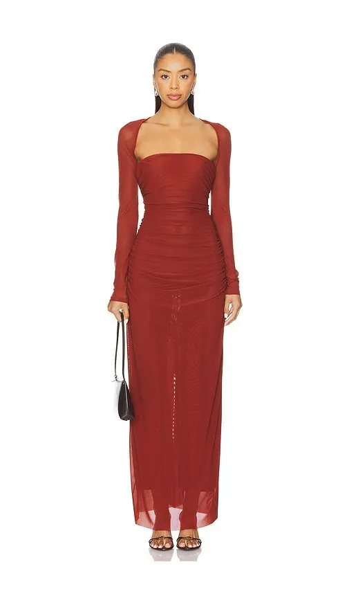 SOVERE / Myriad Bolero Dress - Rust