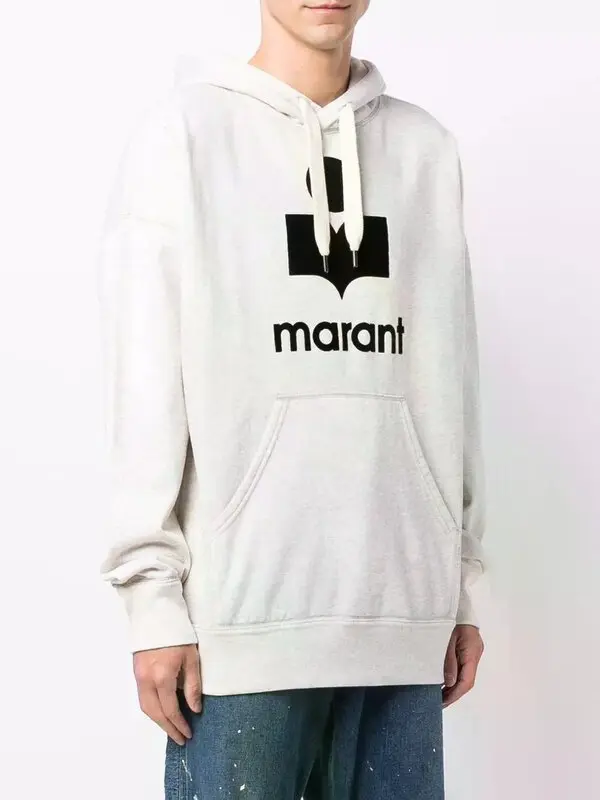 MARANT Miley Flocked-logo Hoodie