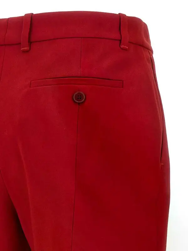 Alexander McQueen Pleated Flared Trousers