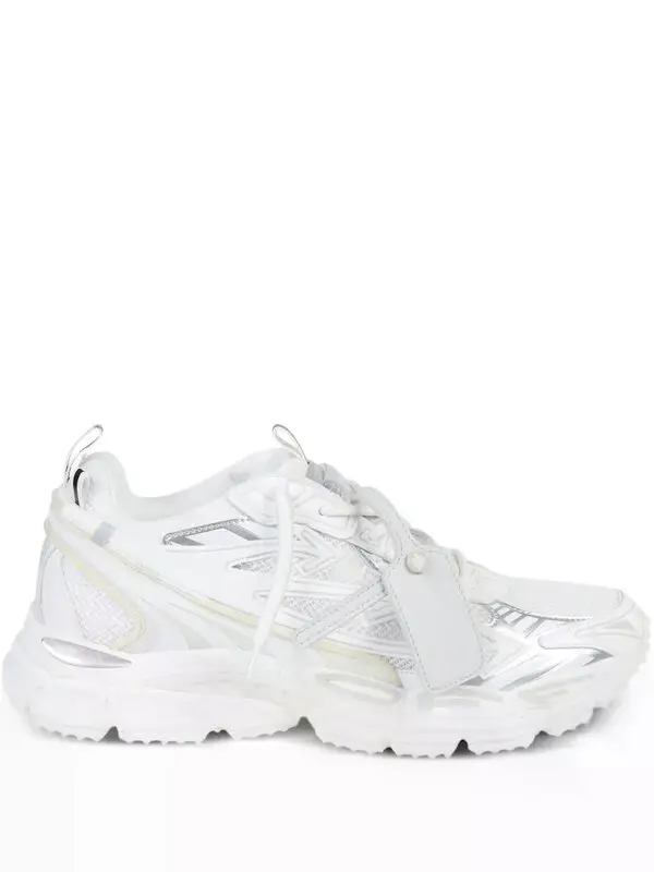 Off-White Be Right Back" Metallic Detail Sneakers - White