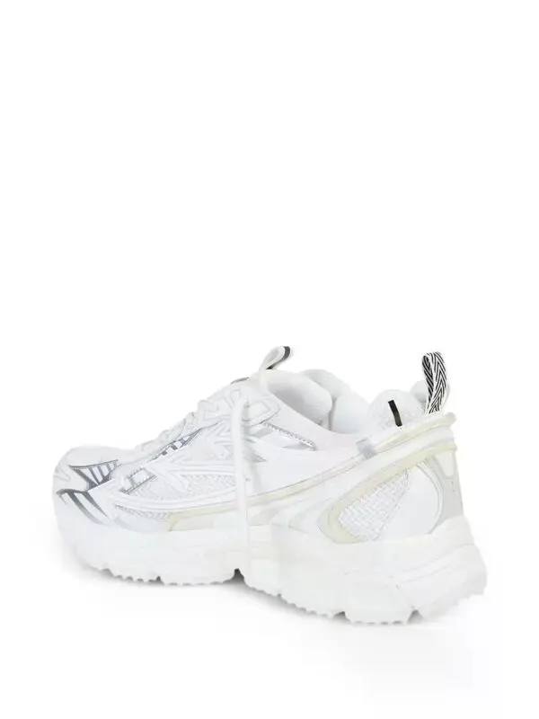 Off-White Be Right Back" Metallic Detail Sneakers - White