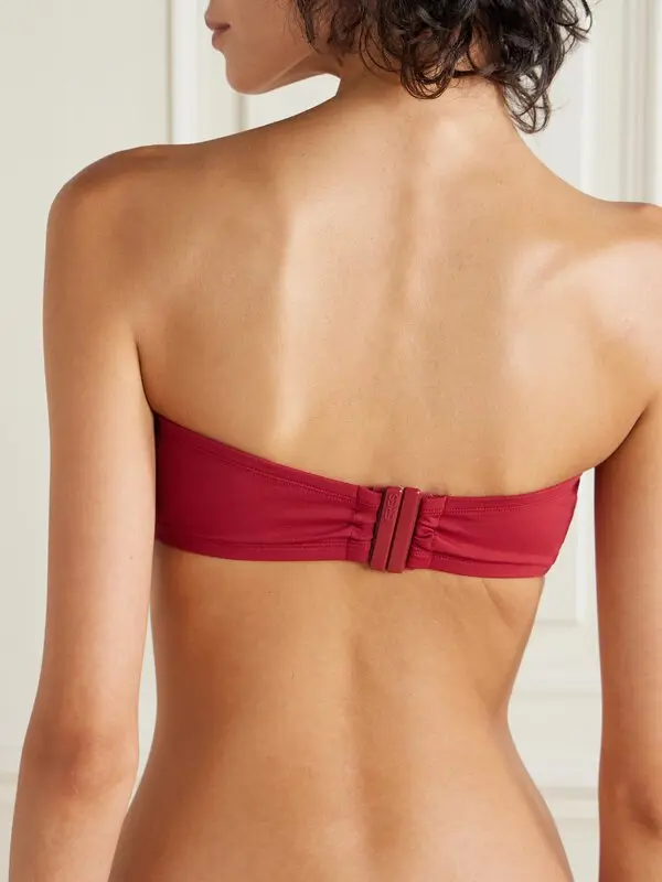ERES Les Essentiels Show Bandeau Bikini Top - Red