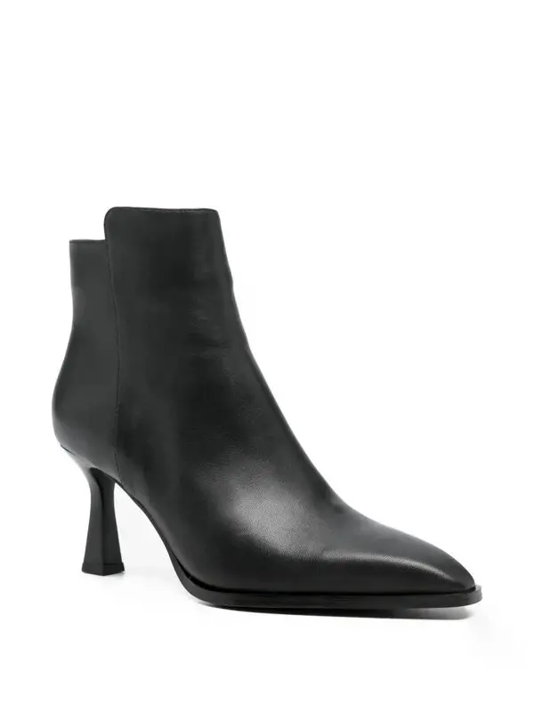 Lola Cruz Leather Ankle Boots