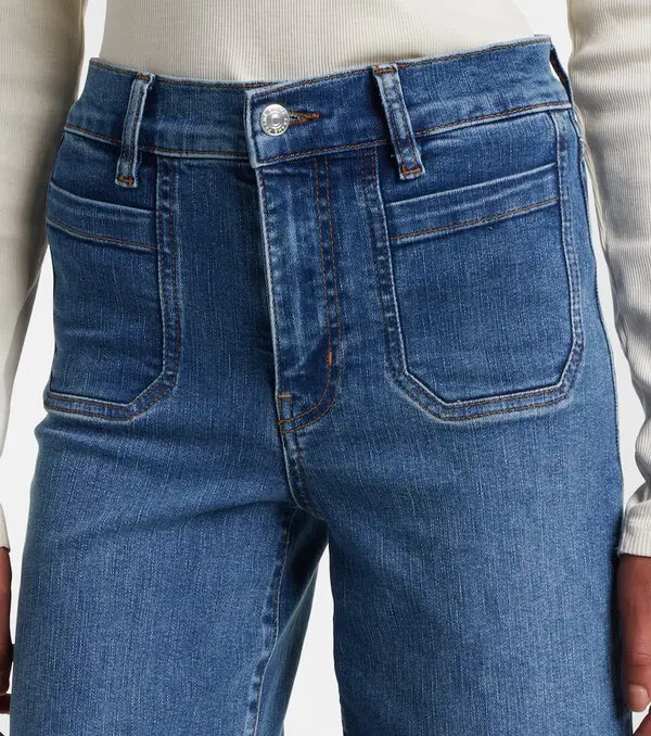 FRAME Le Slim Palazzo Wide-leg Jeans