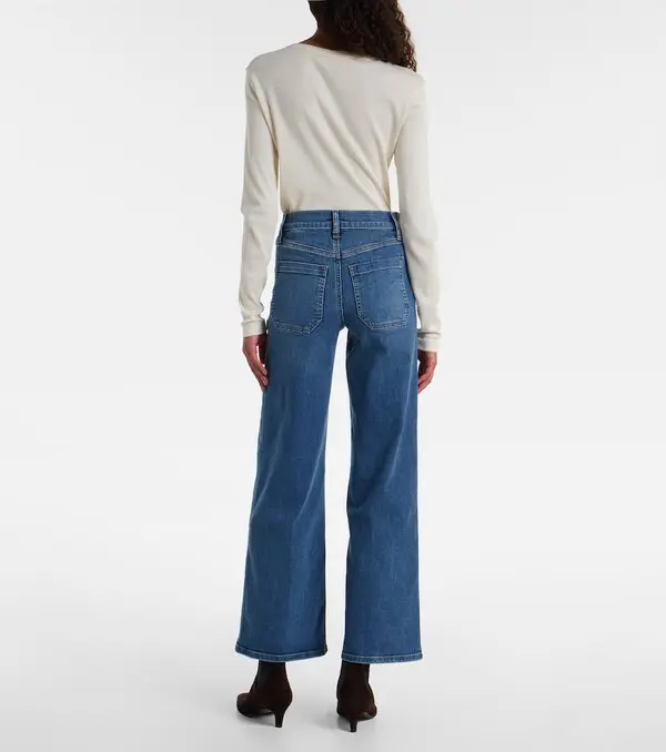 FRAME Le Slim Palazzo Wide-leg Jeans