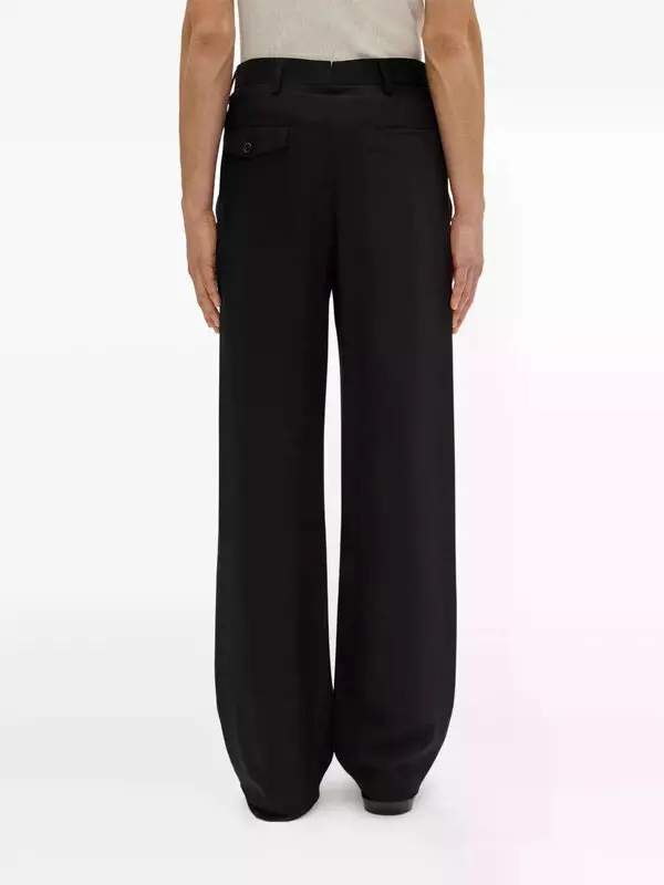 ANN DEMEULEMEESTER Straight Leg Pocketed Trousers