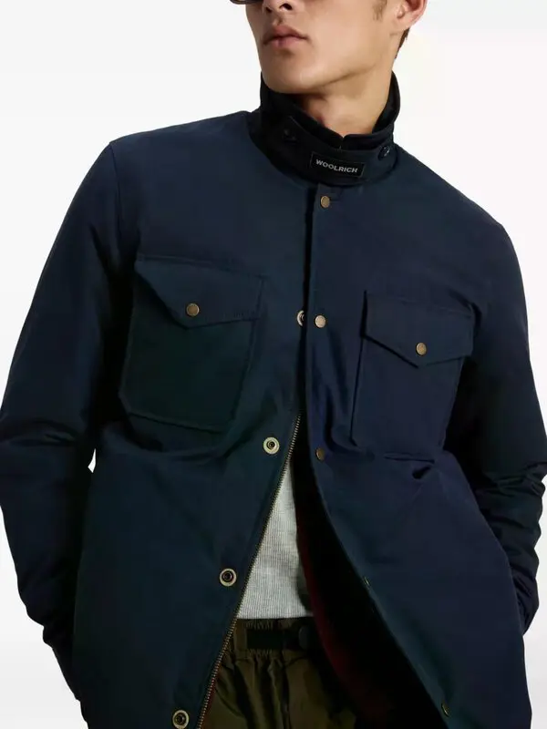 Woolrich Flap-pocket Shirt Jacket - Blue