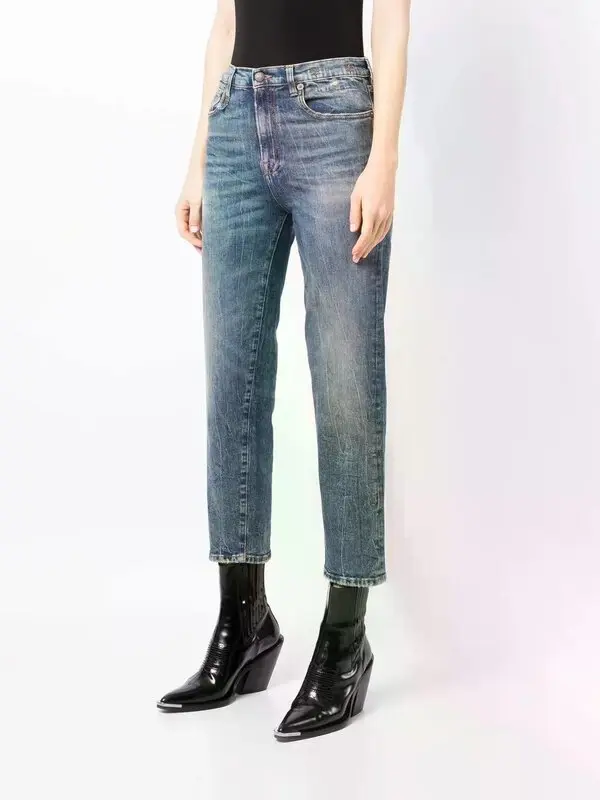 R13 High-waist Cropped Jeans