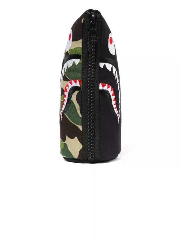 A BATHING APE Shark Motif Round Eyeglasses