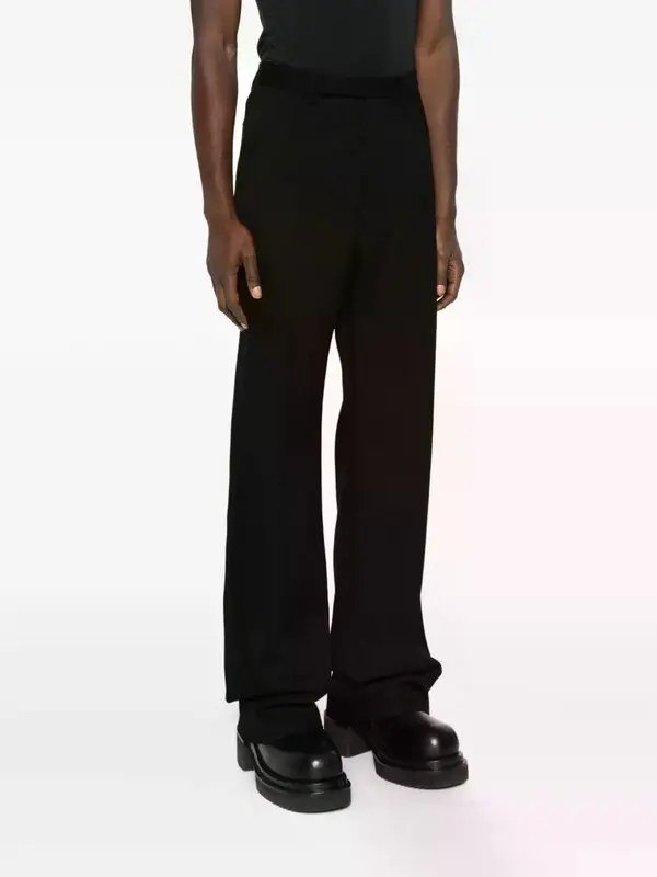 Rick Owens Tailored Pressed-crease Trousers