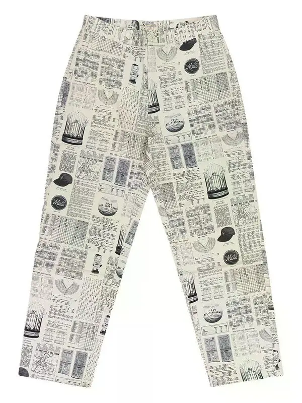 Aimé Leon Dore New York Mets Straight-leg Trousers - Grey