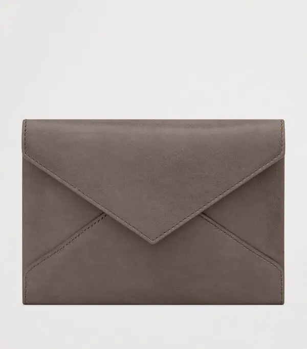 Saint Laurent Letter Passport Holder - Grey