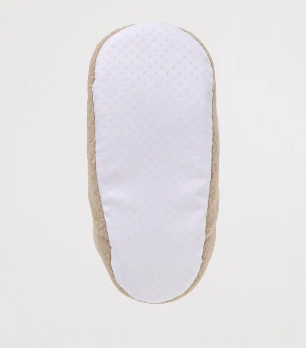 MIKI HOUSE Fleece Room Shoes With Appliqu