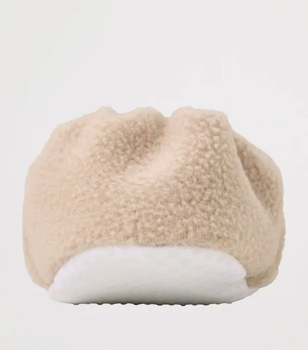 MIKI HOUSE Fleece Room Shoes With Appliqu
