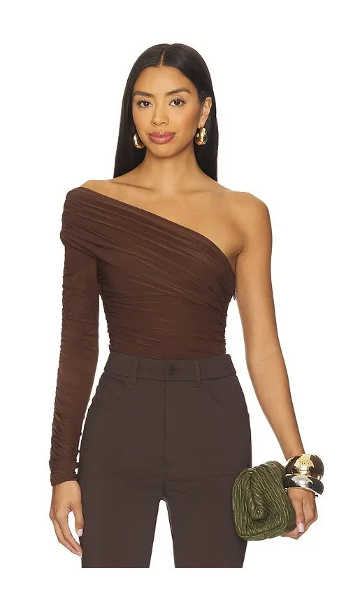 Ronny Kobo Adriene Top - Brown
