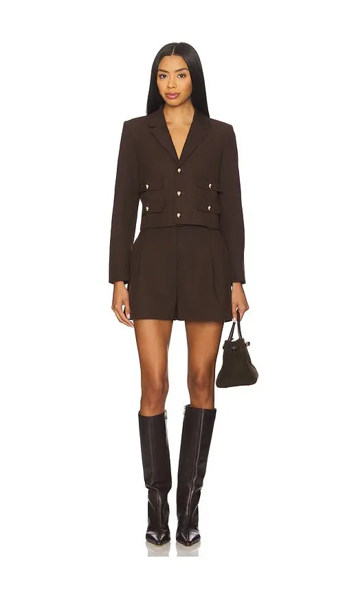KARINA GRIMALDI Marie Cropped Blazer