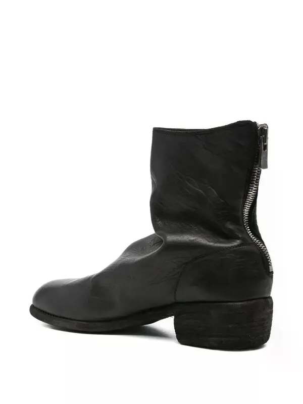 Guidi Leather Zip Fastening Boots
