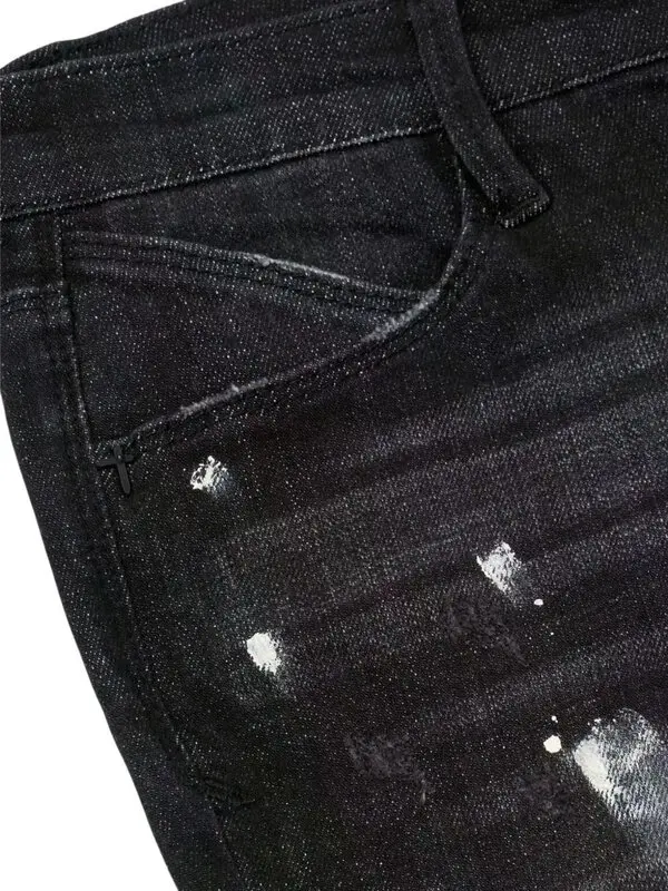RtA Clayton Paint-splatter Jeans