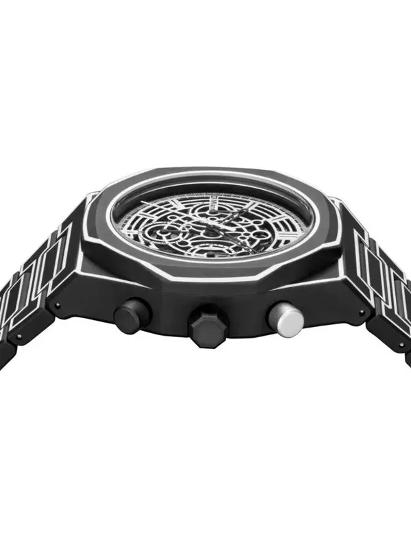D1 MILANO Polycarbonate Skeleton Chronograph Watch