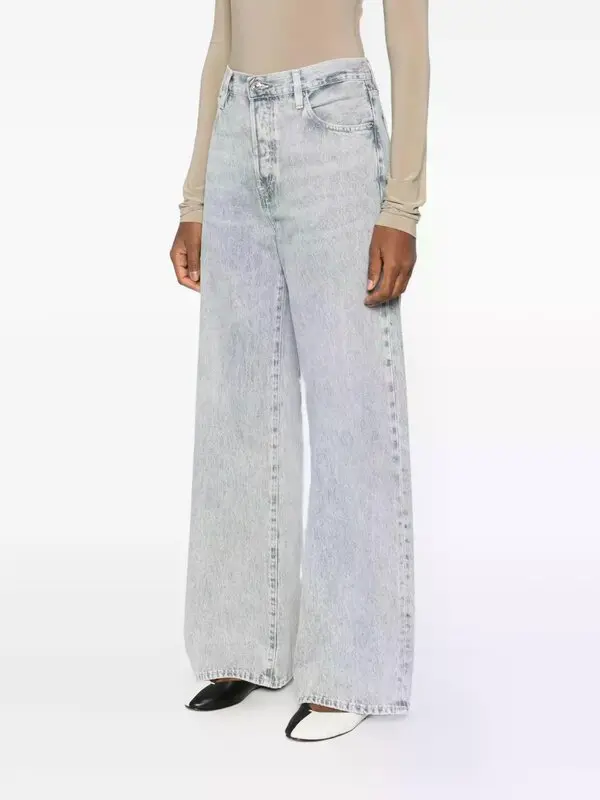 FRAME The Loose Jeans High Rise Wide Leg