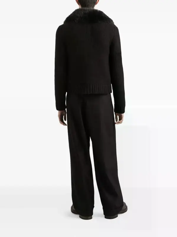 Dolce & Gabbana Panelled V-neck Sweater