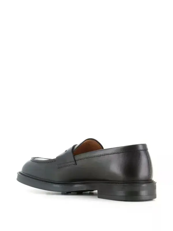 HENDERSON BARACCO Penny-leather Loafers - Black
