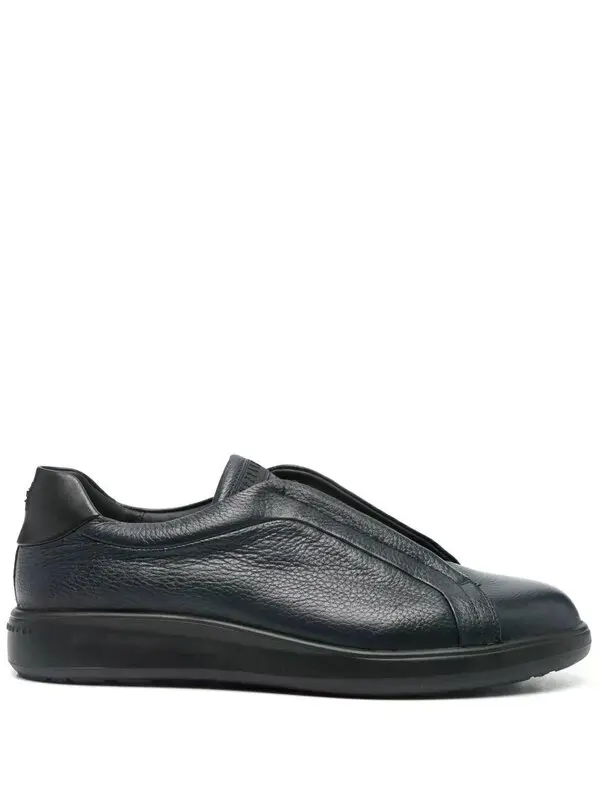 Fratelli Rossetti Pebbled Leather Sneakers - Blue