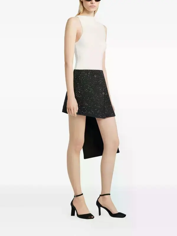 COURREGES Asymmetric Embroidered Blouse - White