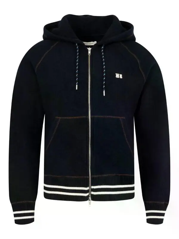 WALES BONNER October Zip-up Hoodie